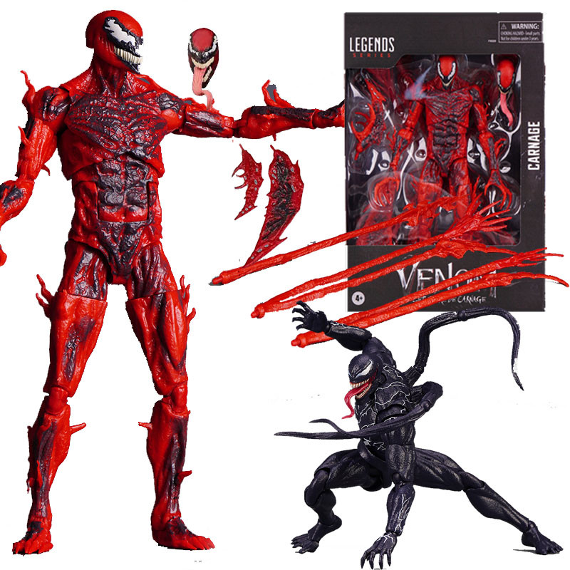 SHF Venom Carnage Venom Articulado Action Figure Model | Shopee Philippines