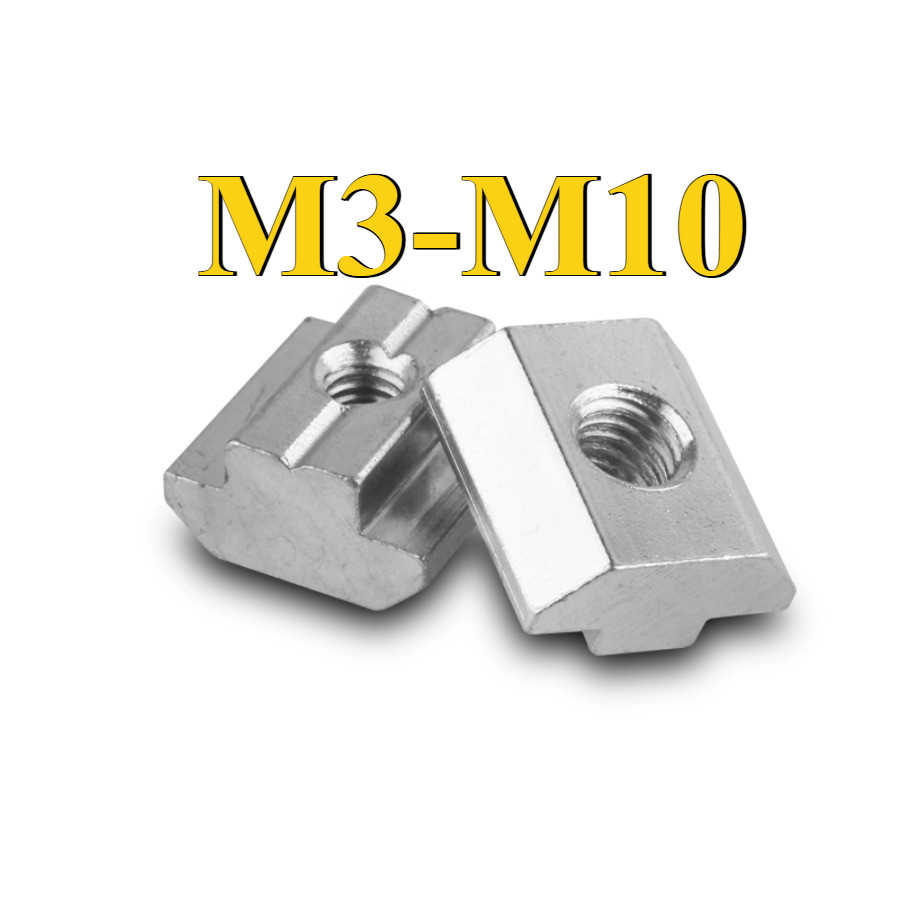 European Standard Aluminum Profile Accessories T-Type Nut Slider Nut, Series Sliding T-Type Nut ...