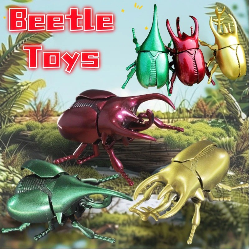 Simulated Beetle Bionic Toys Moving Insect Toy Child Puzzle Toy ...