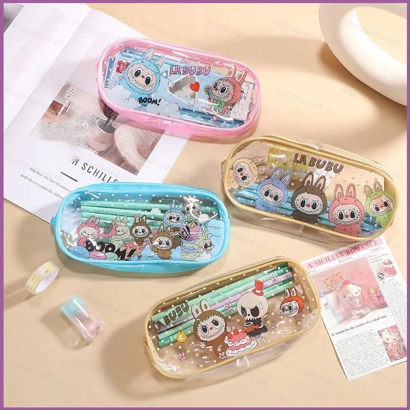 Labubu 3D pen case student Large capacity stationery storage bag ...