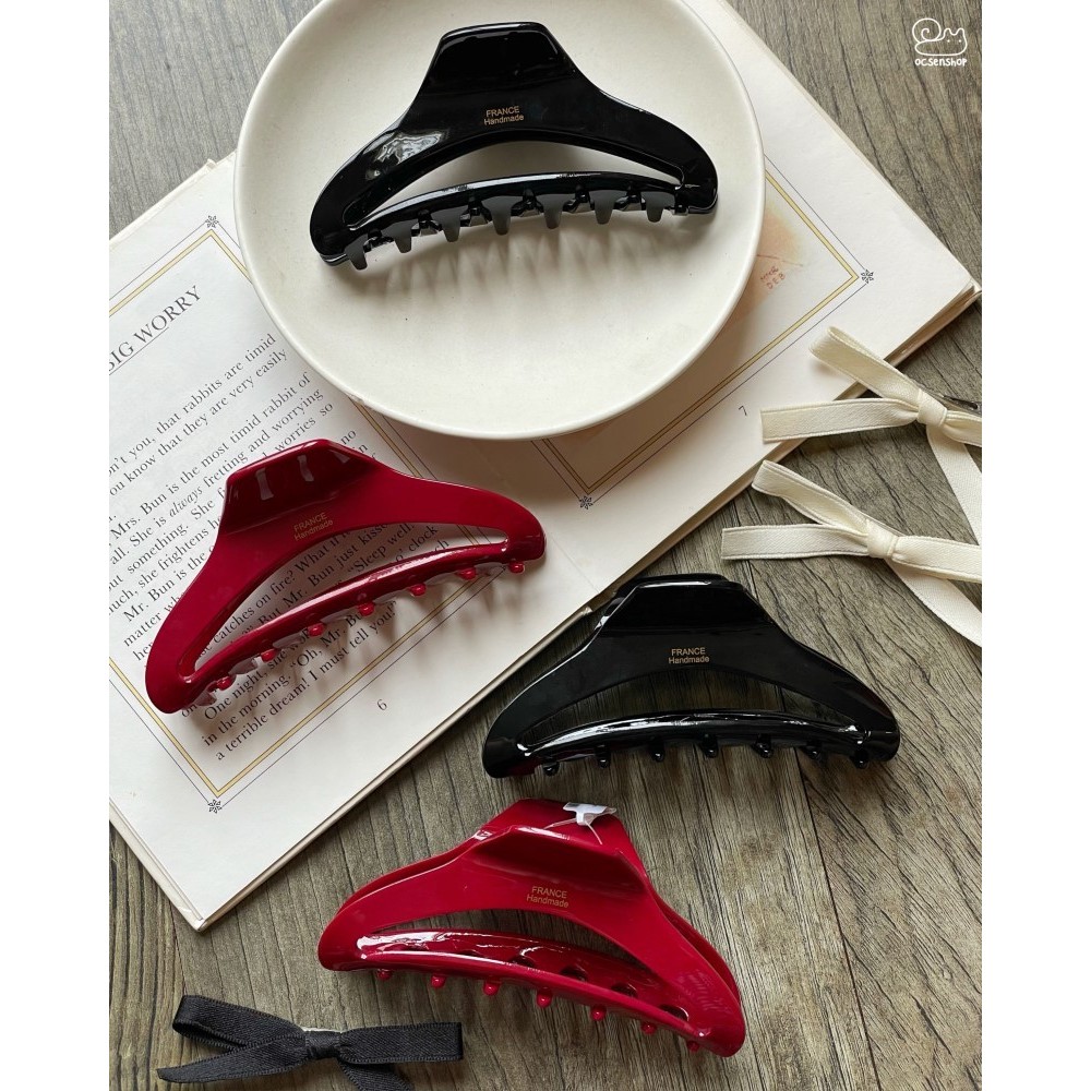 Hollow semi-circular crab claw clip (12.5cm) | Shopee Philippines