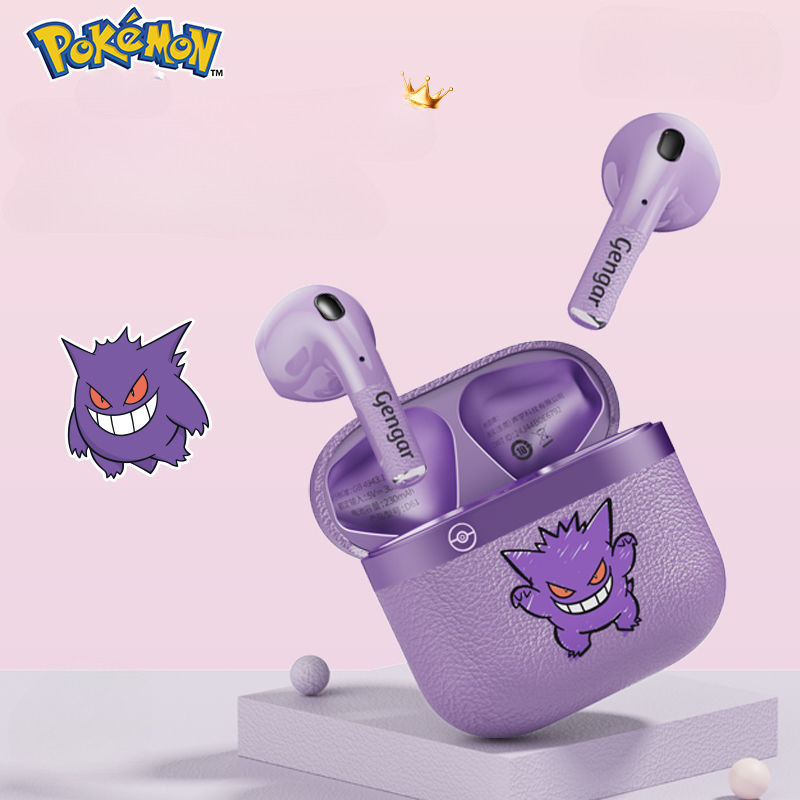 Pokemon D61 Series Wireless Bluetooth 5.3 Earphones Gengar Jigglypuff ...