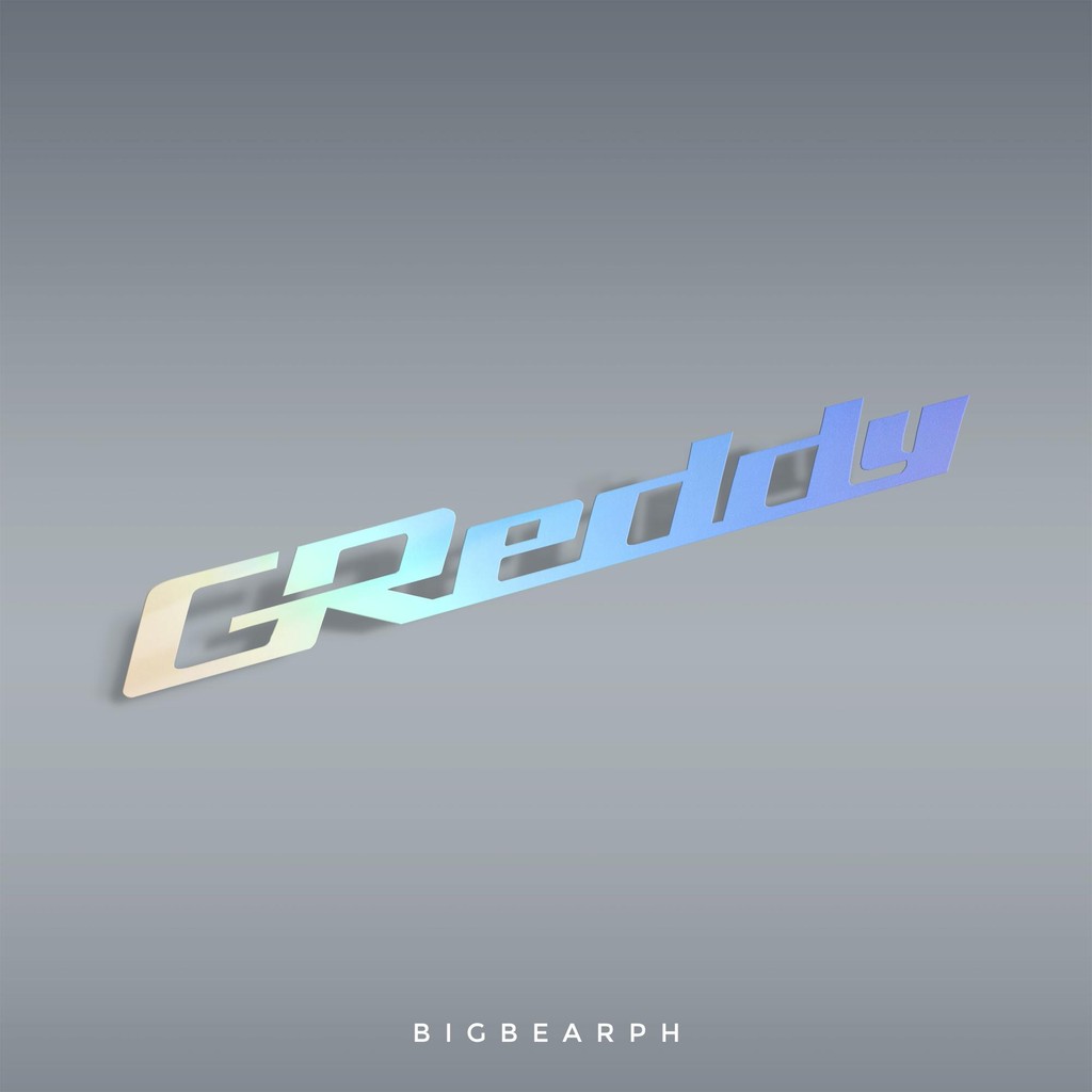 Greddy JDM Logo Vinyl Cutout Car Sticker - Weatherproof and Waterproof ...
