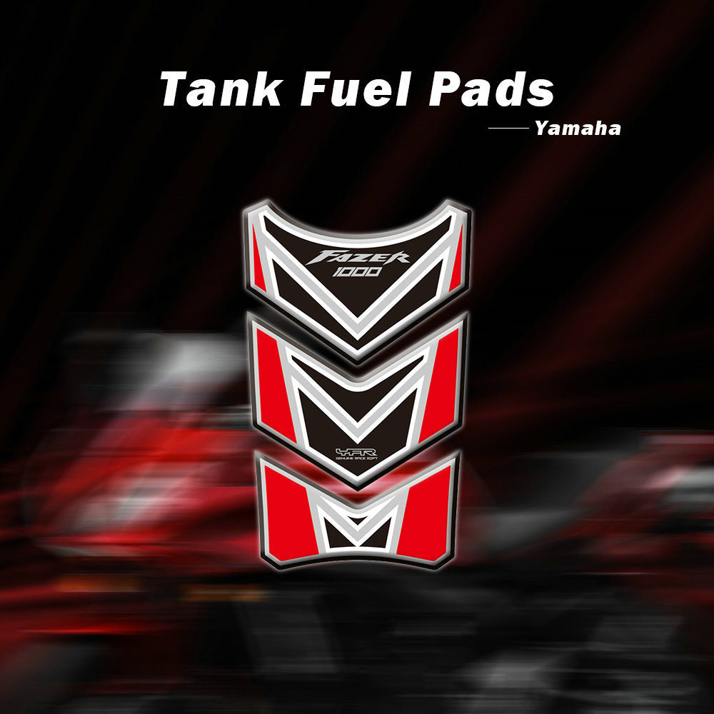 Oil tank sticker fish bone protection sticker 3D oil tank pad Yamaha ...