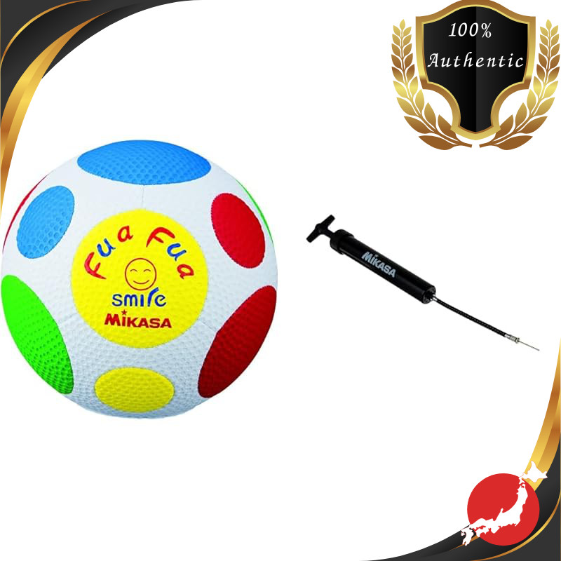 Mikasa Junior Soccer Ball Size 4 - Smile Soccer (for Elementary School ...