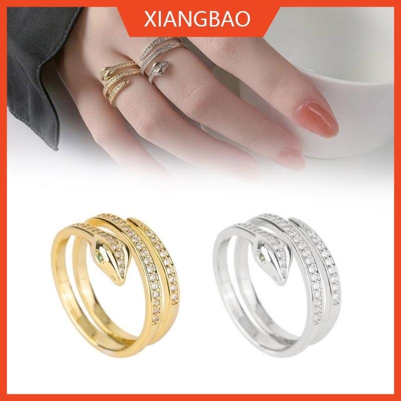 xiangbao Versatile Snake Motifs Rings Enhancing Daily Outfits And ...