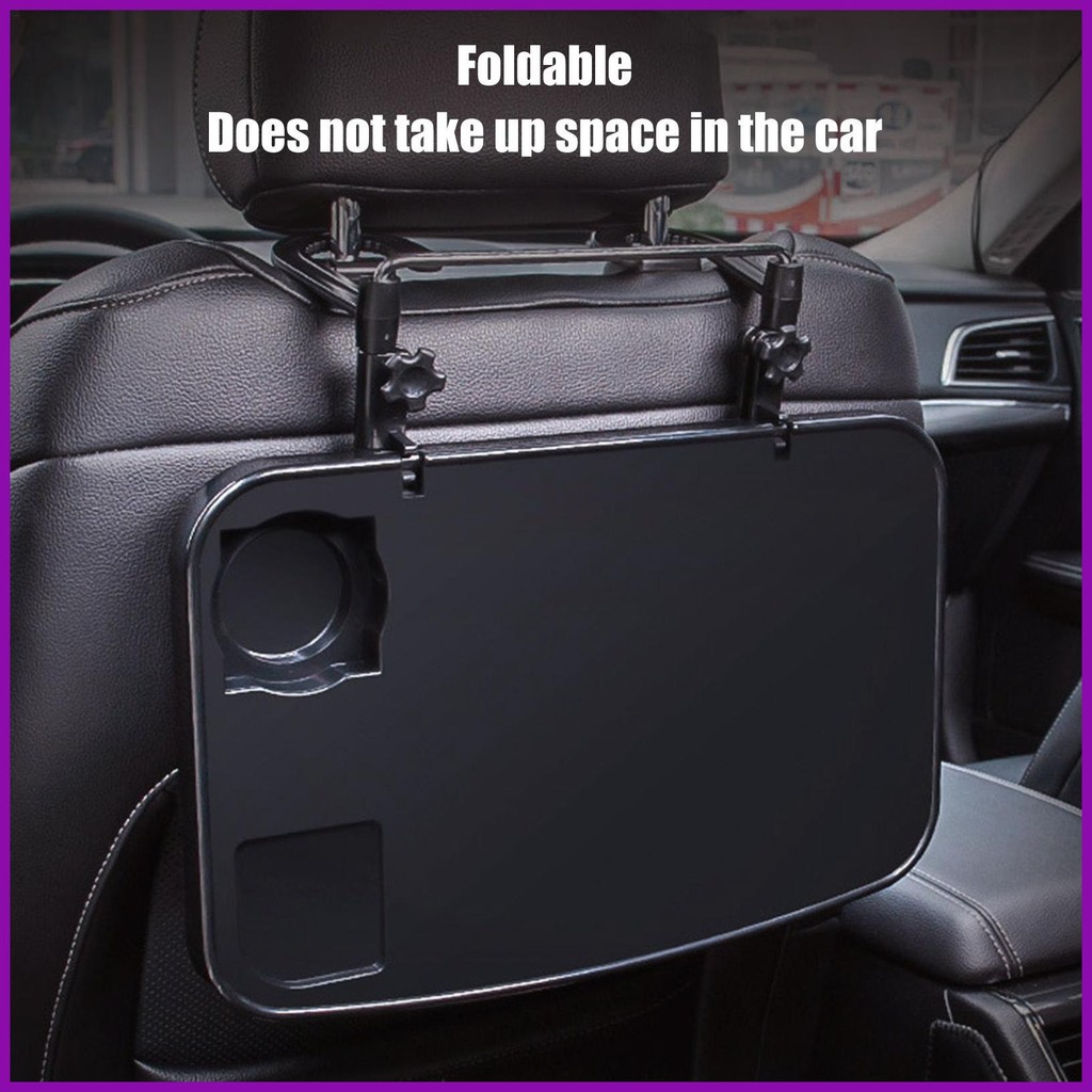 Foldable Table for Car Foldable Car Back Seat Tray Table Non-Slip Pad ...