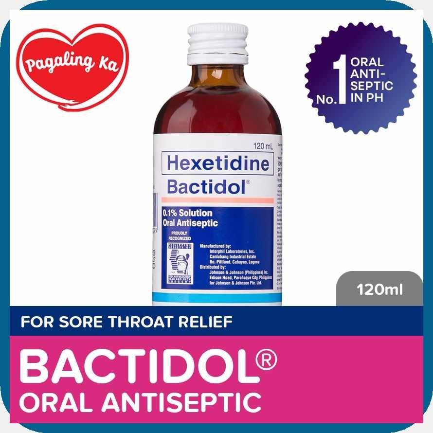 Bactidol{x#Oral,V,Antiseptic+C@Gargle+F@120ml:+s@itchy+w@throat,+r@+b ...