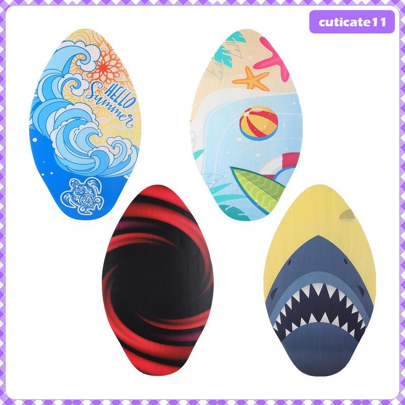 [Cuticate1] Skimboard Surf Board Lightweight Universal Small Surfboard ...