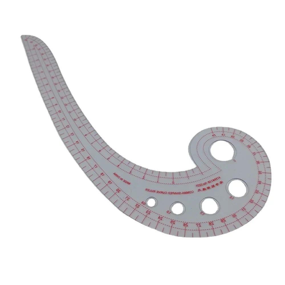 Multifunctional Sewing Tools Soft Plastic comma Shaped Curve Ruler ...