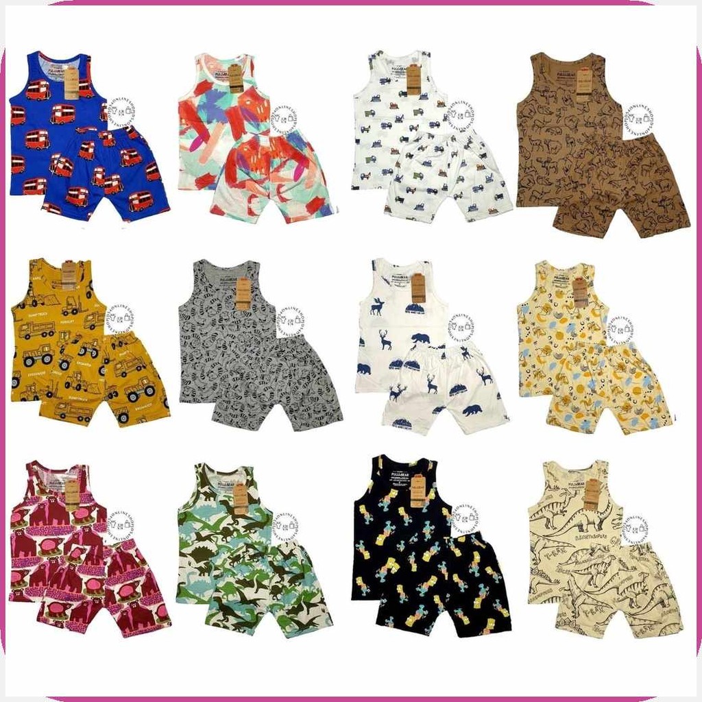 (#3)TERNO-j=PULL&BEAR^E[KIDS`zX;SANDO&AND&SHORT&(w/freebie) | Shopee ...