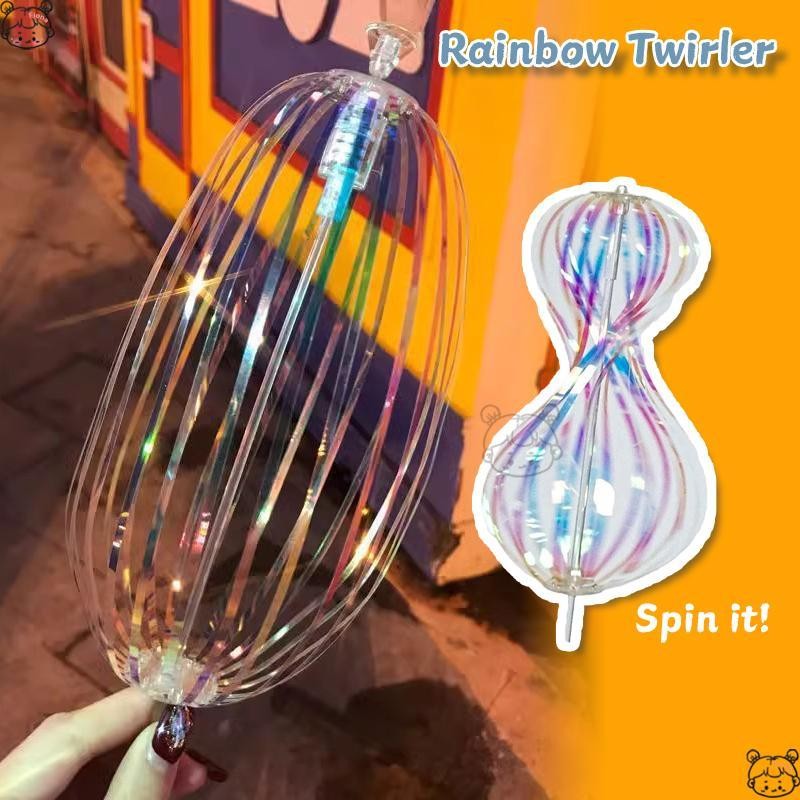 Colorful Rainbow Twirler for Kids Wands Carnival Toys Party Bubble ...