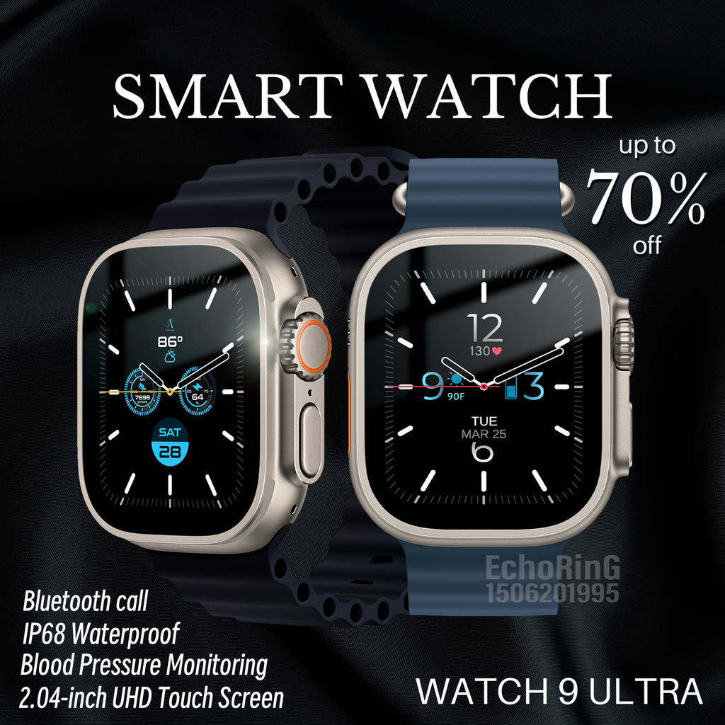Garmin Smart Watch 9 Ultra Touch Screen Smart Watch IP68 Waterproof ...