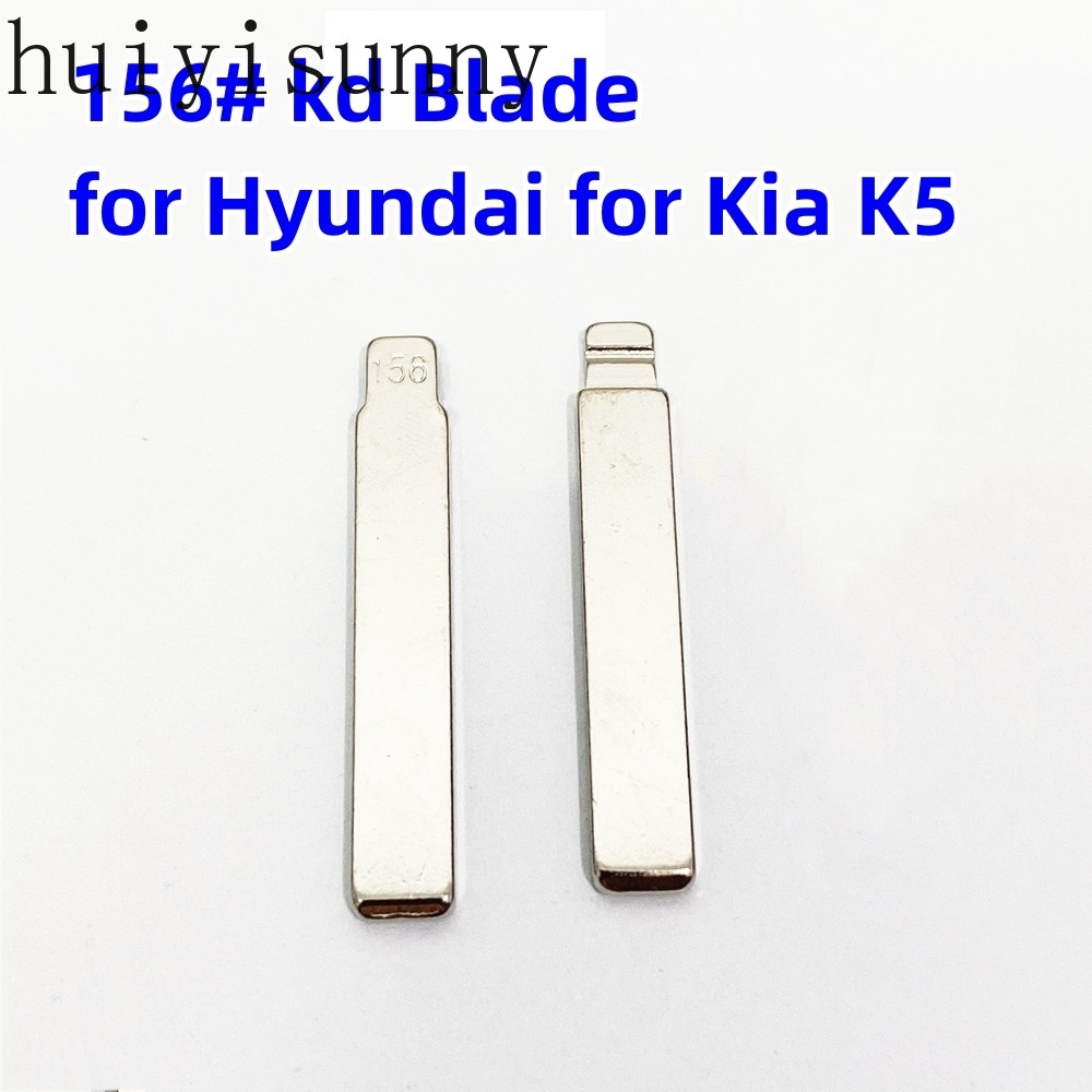 HYS 10pcs 156# Flip Car Key Blade for Hyundai for Kia K5 KD Metal VVDI ...