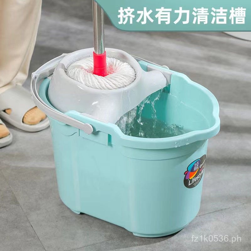 Hands-Free Washing Rectangular Mop Bucket Dehydrating Bucket Lazy ...