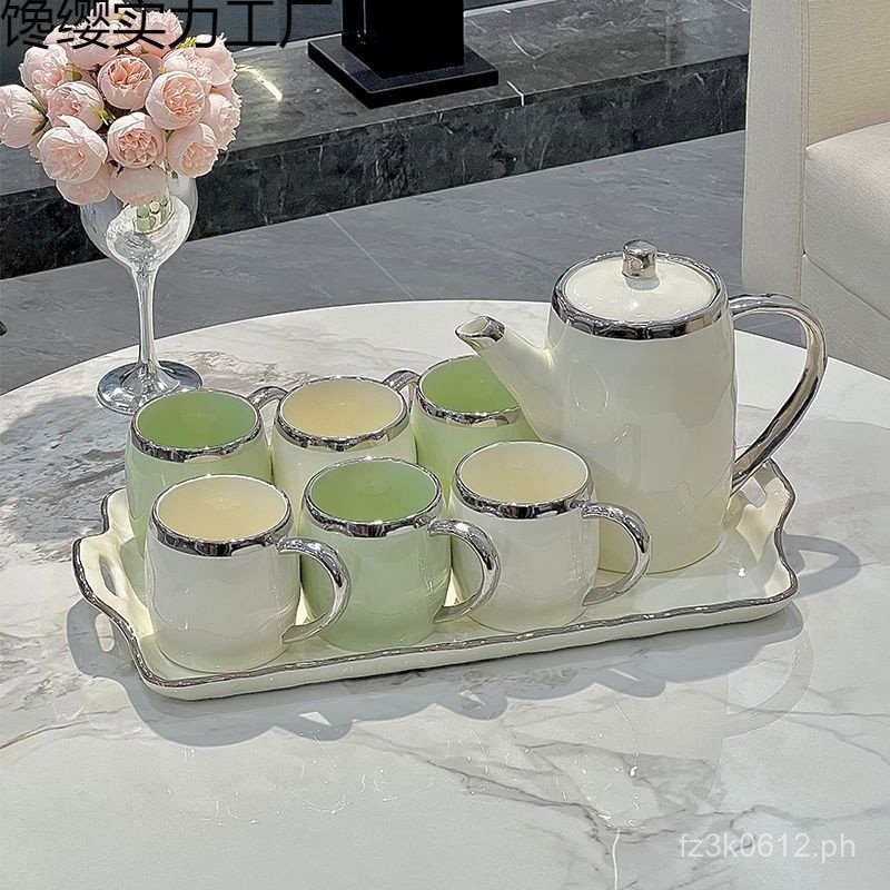Home Nordic Style Hospitality Kettle and Cup Set High-Value Ceramic ...