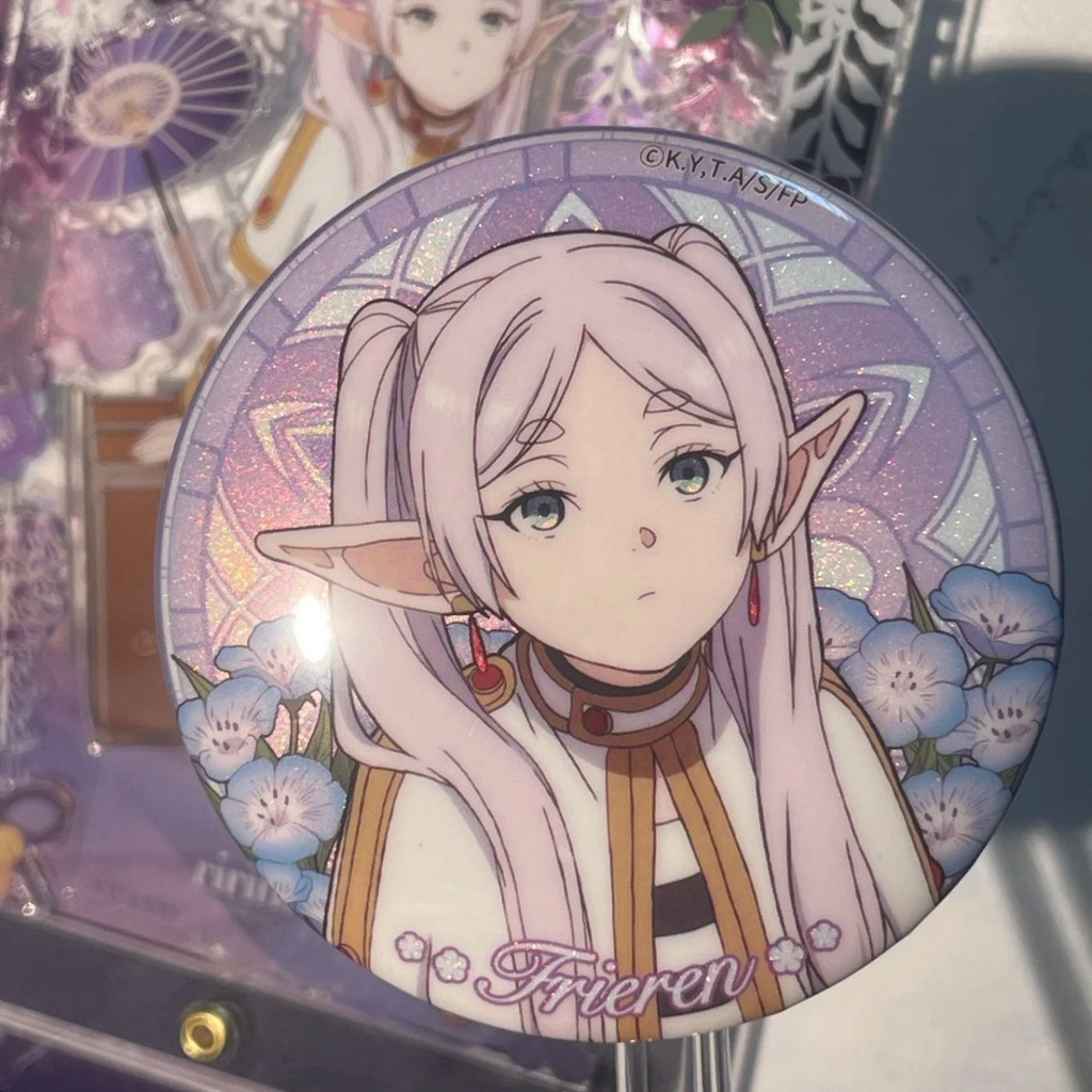 Frieren: Beyond Journey's End Frieren Single Fine Shine Enamel Badge ...