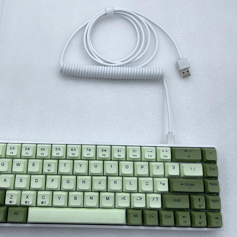 Mechanical Keyboard Custom Coiled Cable Wire GH60 Aviator USB Type C ...