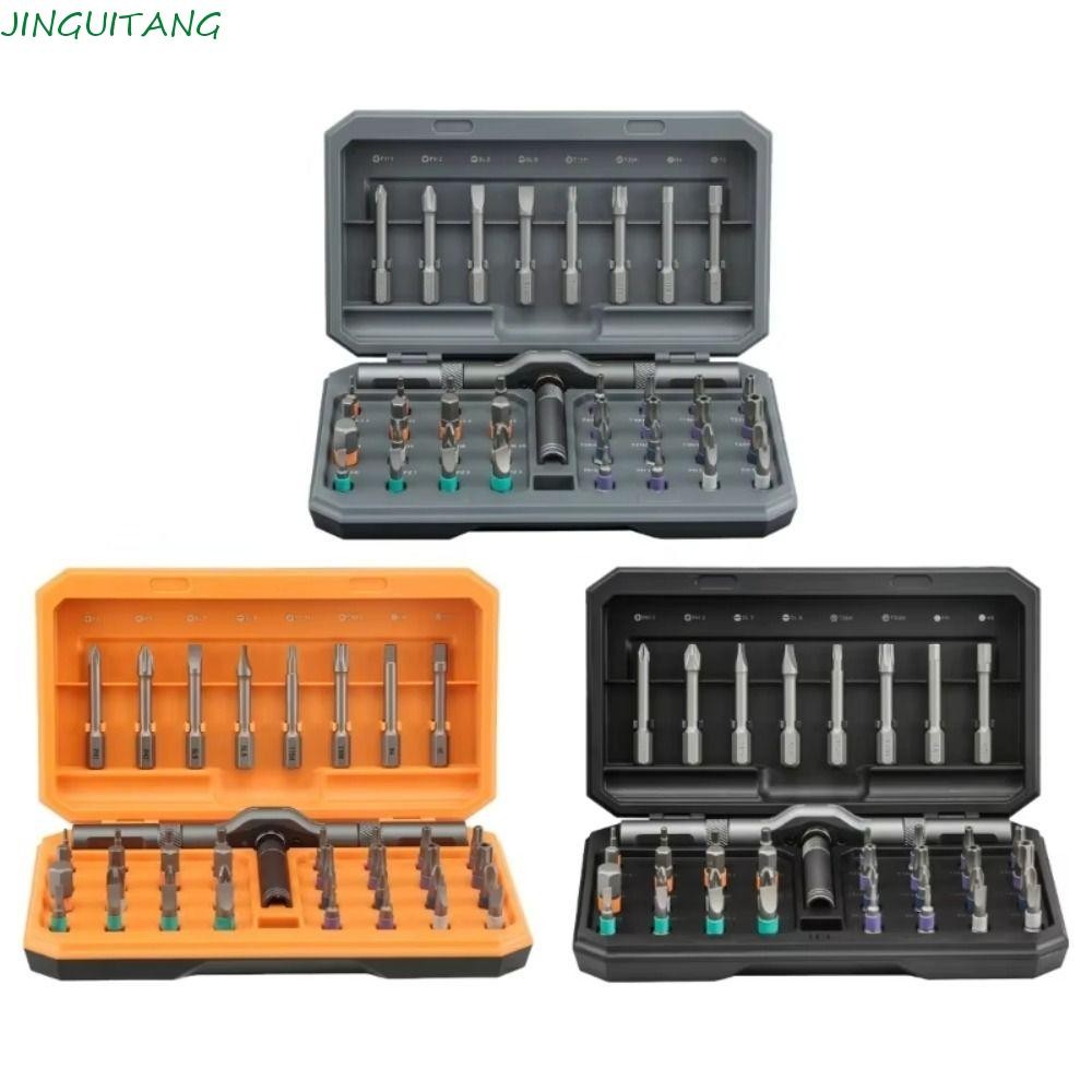 JINGUITANG Ratchet Screwdriver Set, 42 in 1 DIY Magnetic Screw Drivers ...