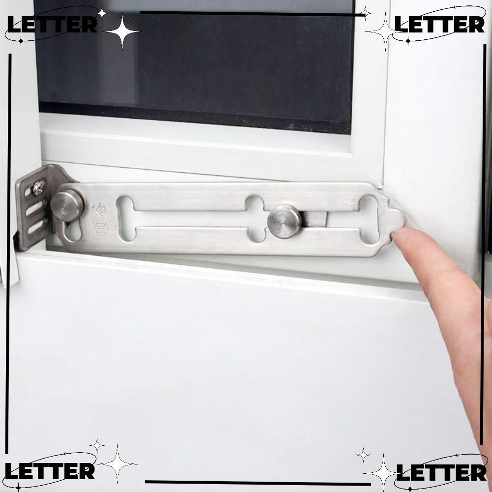 LET Window Limit Lock, Stainless Steel Adjustable Window Restrictor ...