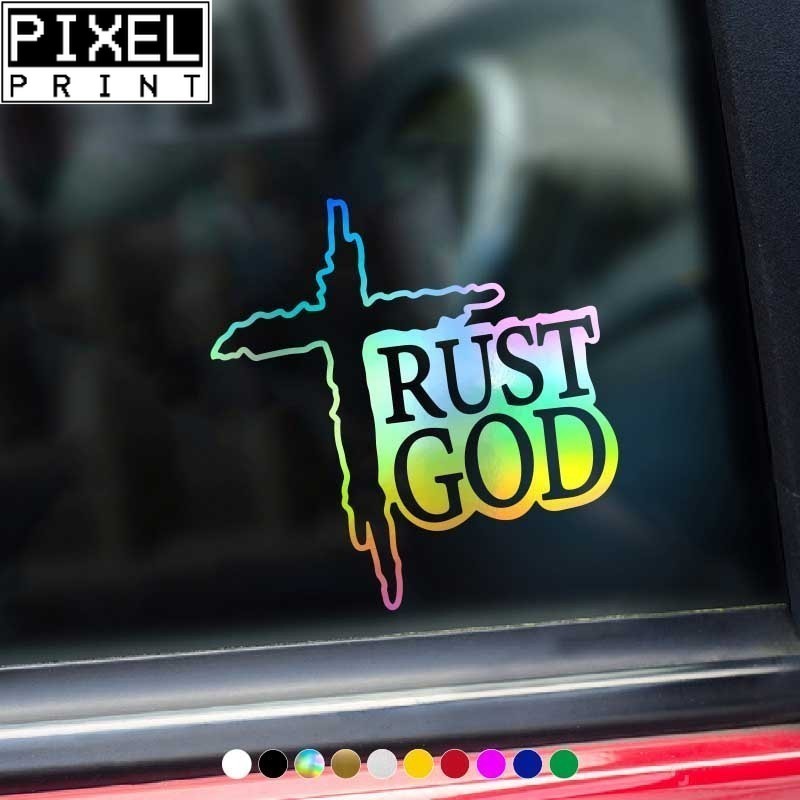 Trust God Cross Sticker For Car Stickers And Decals Waterproof Car ...
