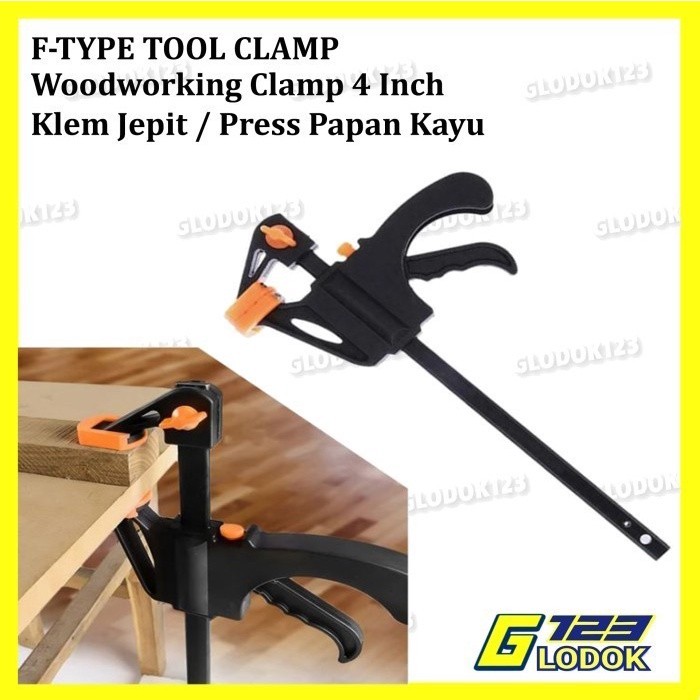 KAYU F Clamp Vise Clamp Tool Wood Iron Ratchet 4 6 8 10 16 Inch ...