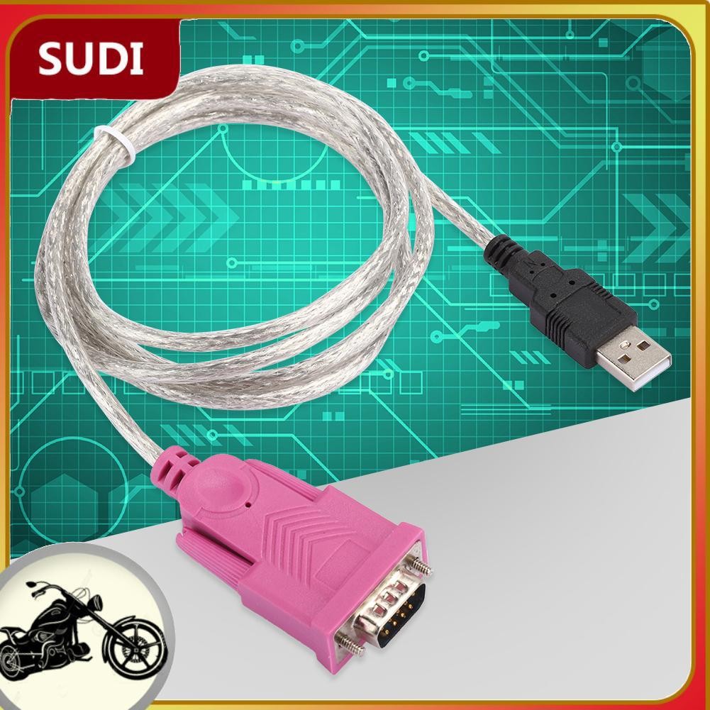 Sudi USB 2.0 to RS232 Serial Port Cable Male Connector PLAM PDA Label ...