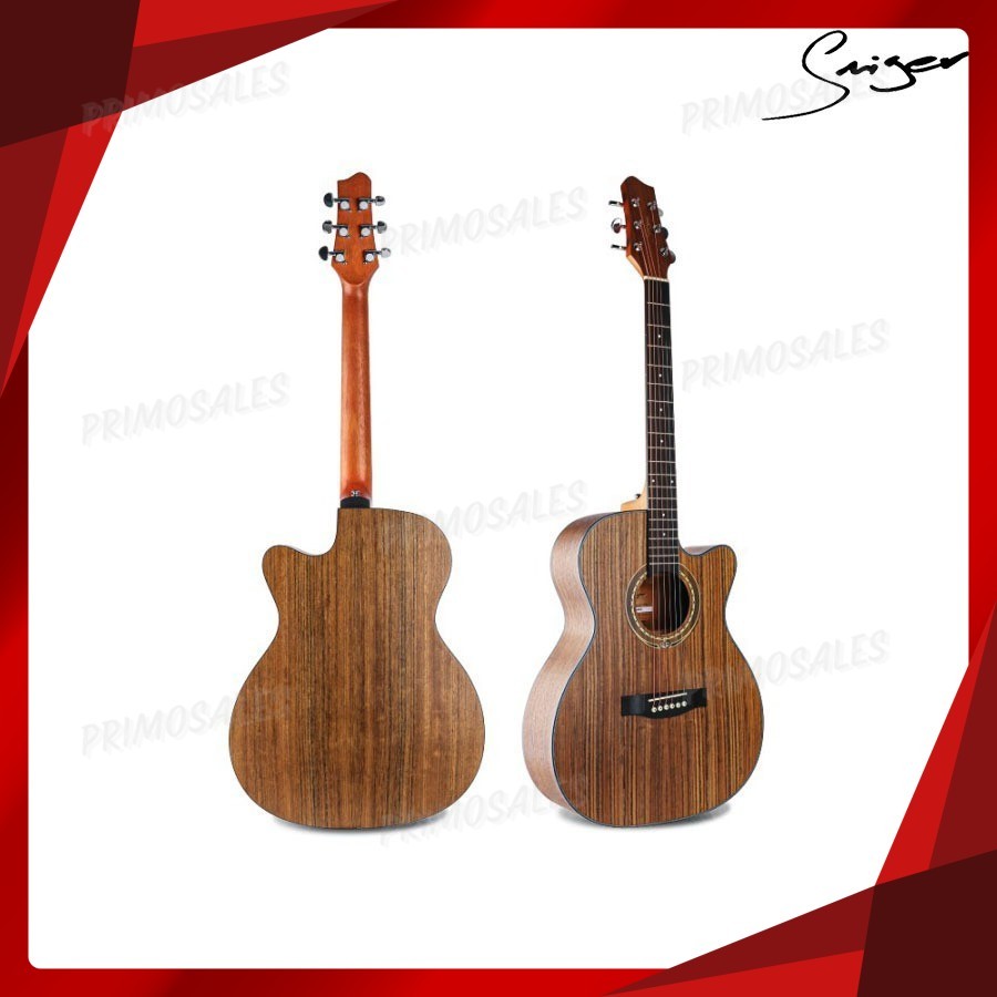 Smiger SM-403 40inch Acoustic Guitar (w/EQ) | Shopee Philippines