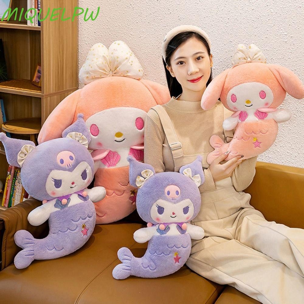 MIQUELPW Mermaid Kuromi Plush, Dress Up Stars Melody Plush Toy, Kawaii ...