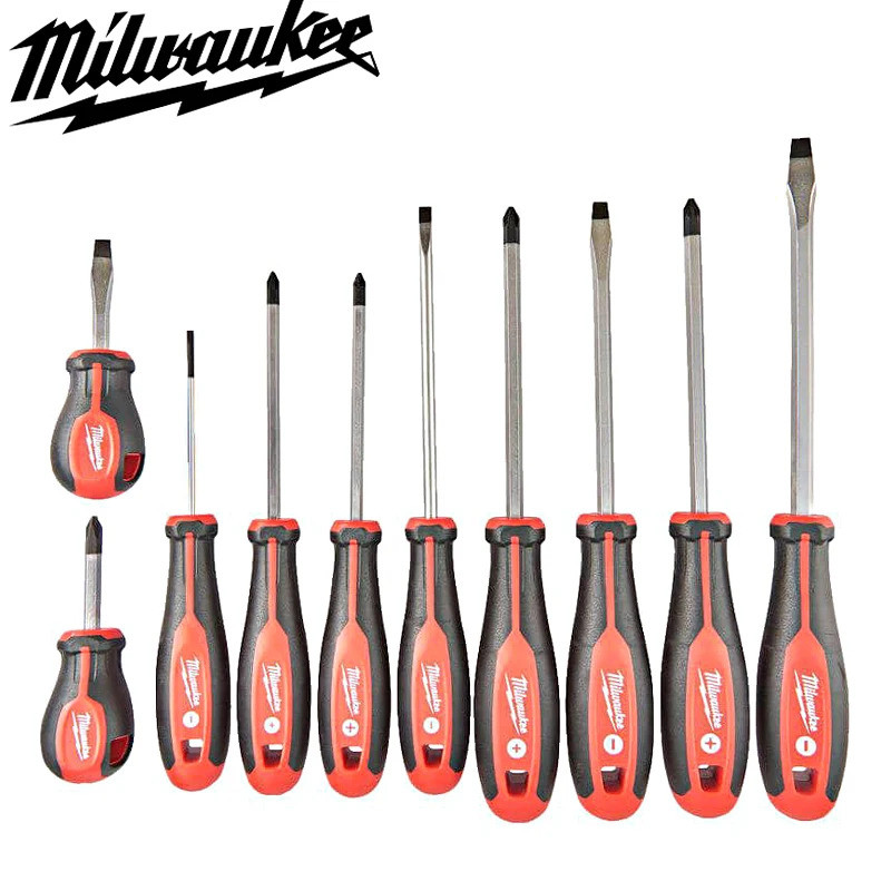Milwaukee 4932471808 10 Piece Tri-Lobe Screwdriver Set Hardened ...