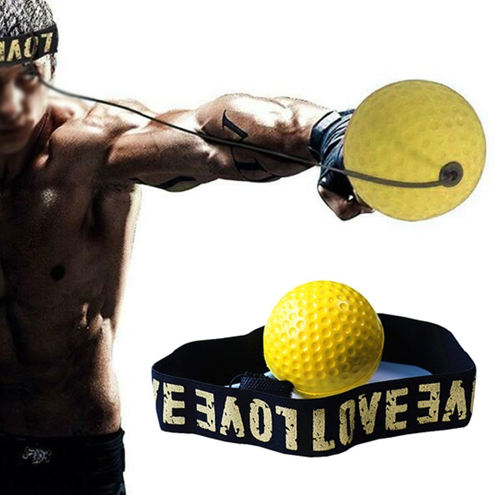 Fashionstyle MMA Boxing Reflex Speed Punch Ball With Headband Gym Muay ...
