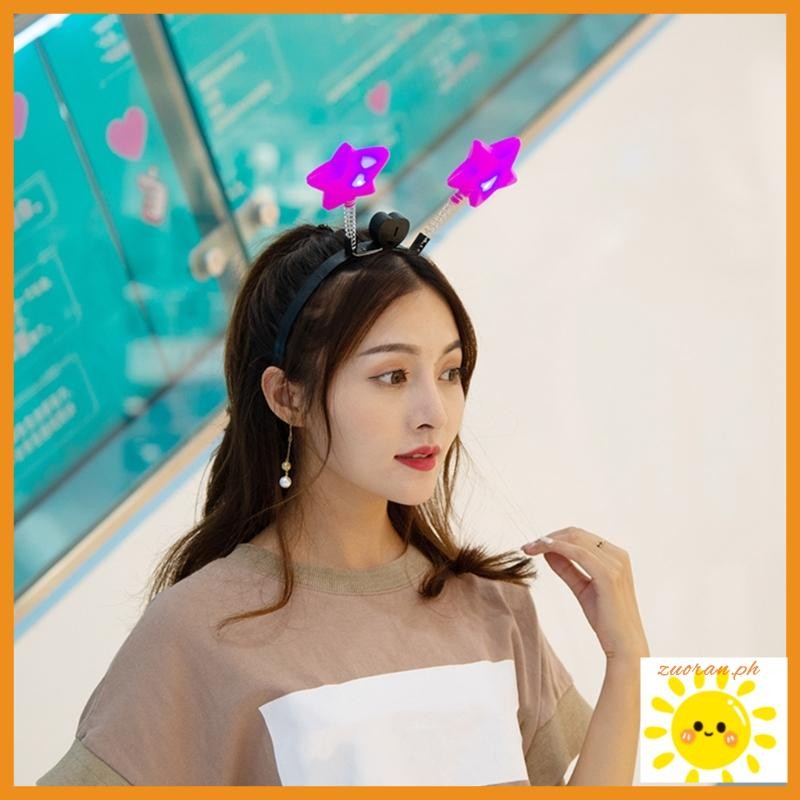 ZUOO Bouncing Star Shape Headband Carnival Performances Hair Hoop for Adult Unisex | Shopee ...