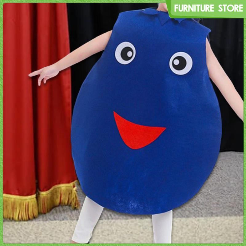 [Wishshopeelxj] Kids Blueberry Costume Boys Girls Cosplay Outfit Stage ...