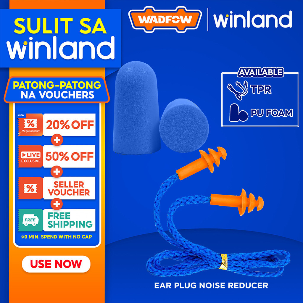 Wadfow by Winland Ear Plug Noise Reducer Construction Cancellation Protector WAD-HT | Shopee ...
