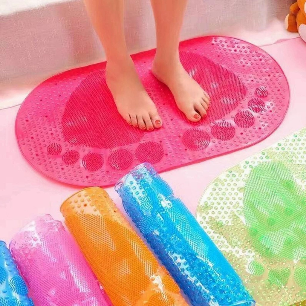 PVC Bathroom Tub Non-Slip Bath Floor Bubble Shower Tub Mat | Shopee ...