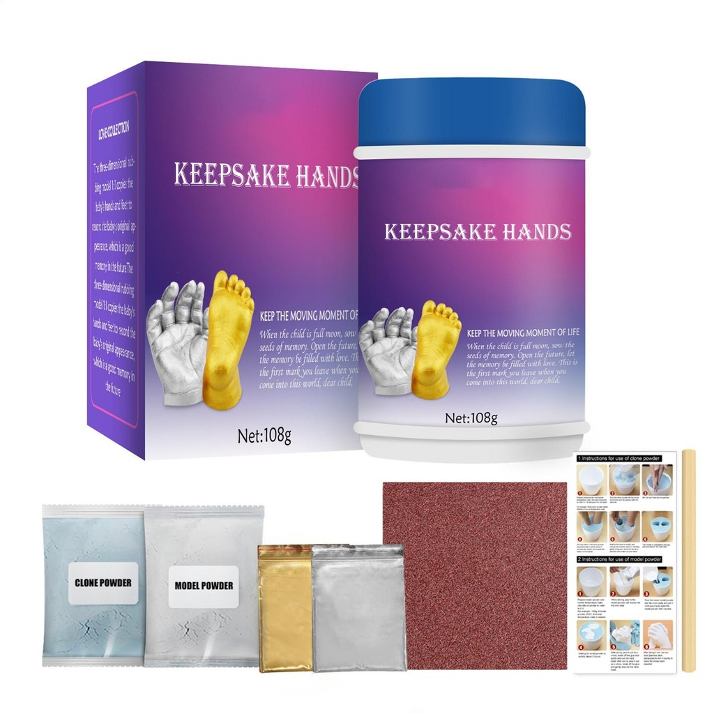 DIY Plaster Hand Casting Kit Couples Keepsake Hand Mold Kit Couples for ...