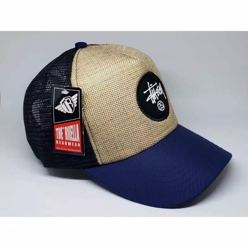 Combination net trucker hat/cool hat, original imported | Shopee ...