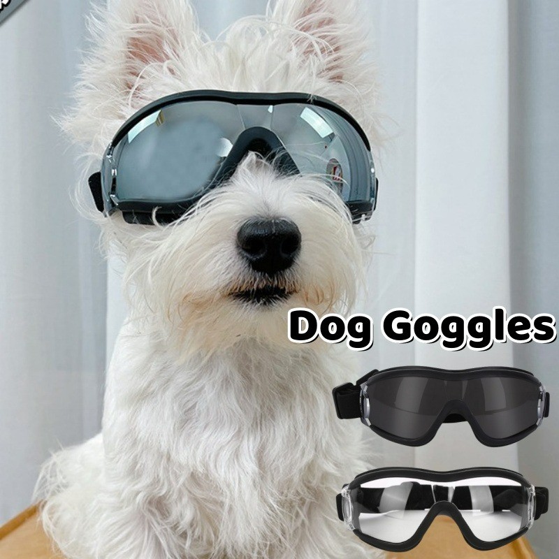 pet Sunglasses Adjustable Dog Goggles Pet Anti-UV Sun Glasses for Dogs ...