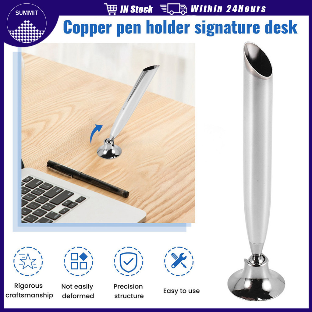 Rotating Pencil Holder Single Pen Display Stand Quill Dip Pen Base ...