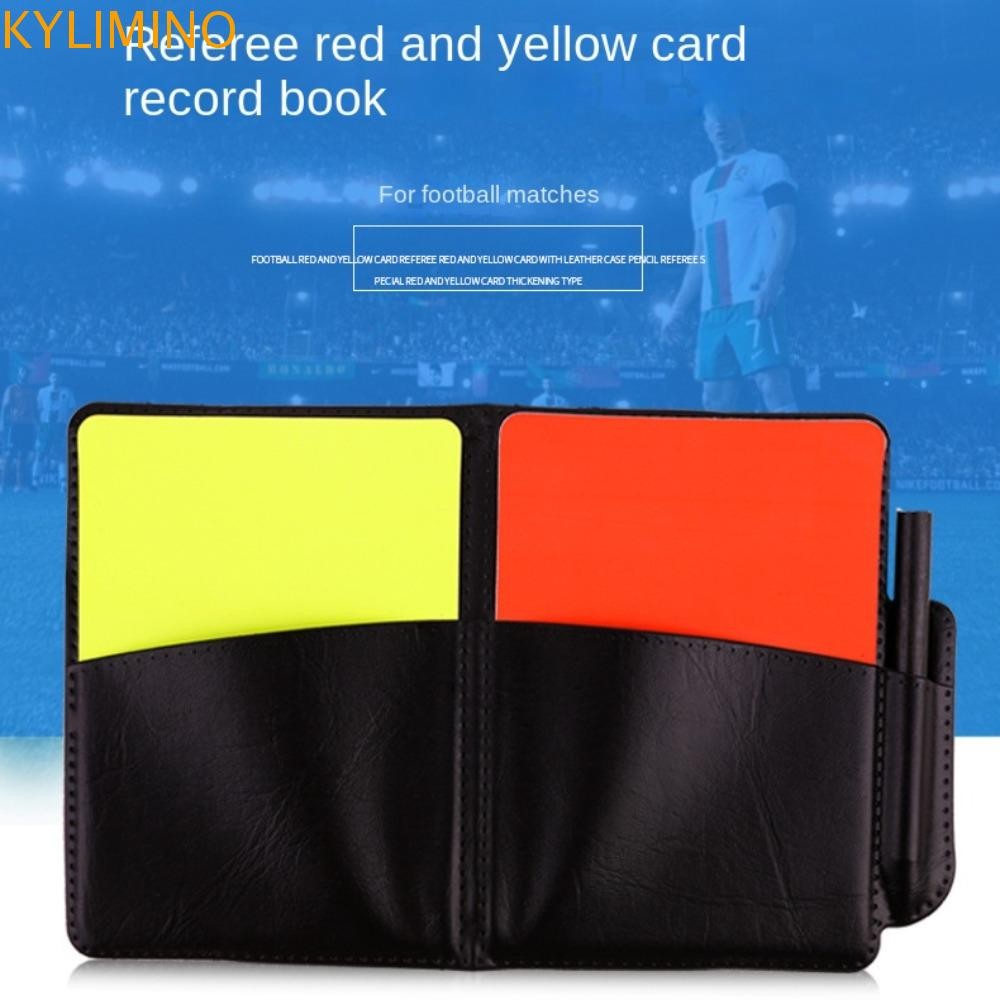 KYLIMINO PVC Football Referee Warning Card, PVC Red Card Football ...