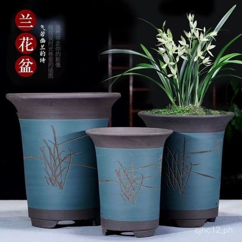 Vase Ceramic Flower Pot Large Money Tree Special Flower Pot Living Room ...