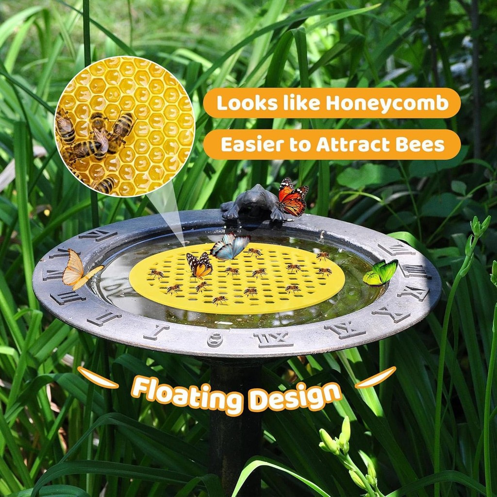 Bee Water Station for Outdoor Garden with Floating Island Butterfly ...