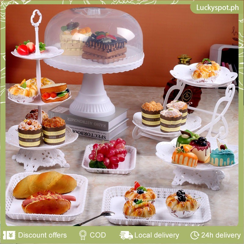 3-layer Cake and Dessert Rack, Wedding Candy Buffet, Biscuit Tray Rack ...