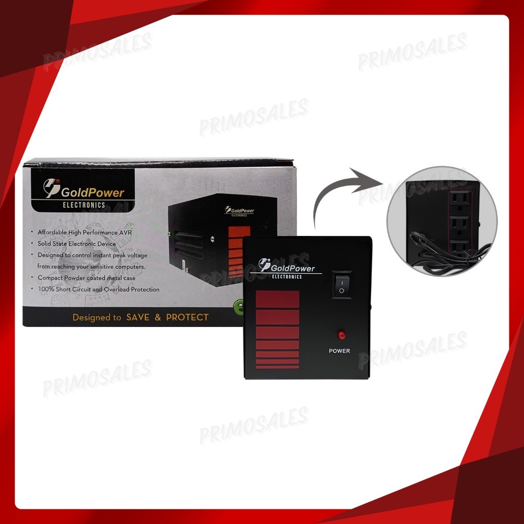 Gold Power Electronics AVR 500watts (control instant peak voltage ...