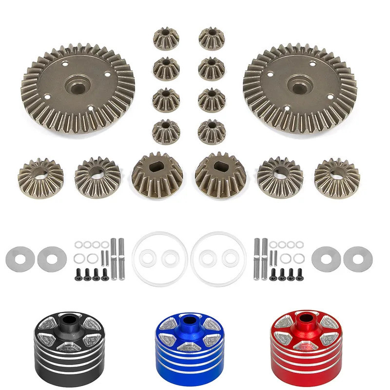 Metal Differential Case and Gear Set 22049 39T for Tamiya TT02 TT02B ...