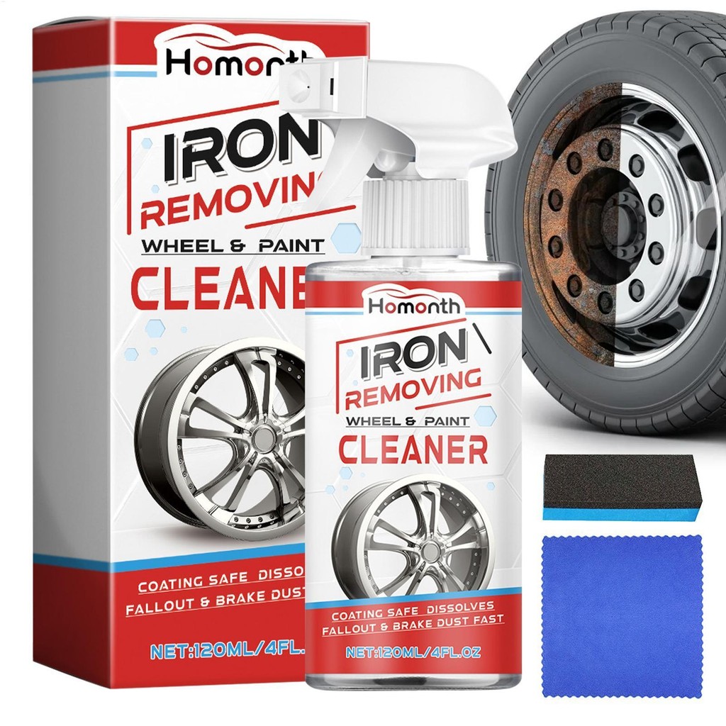 Car Wheel Rust Removal Cleaner Tire Rim Cleaner Brake Dust Remover Iron ...