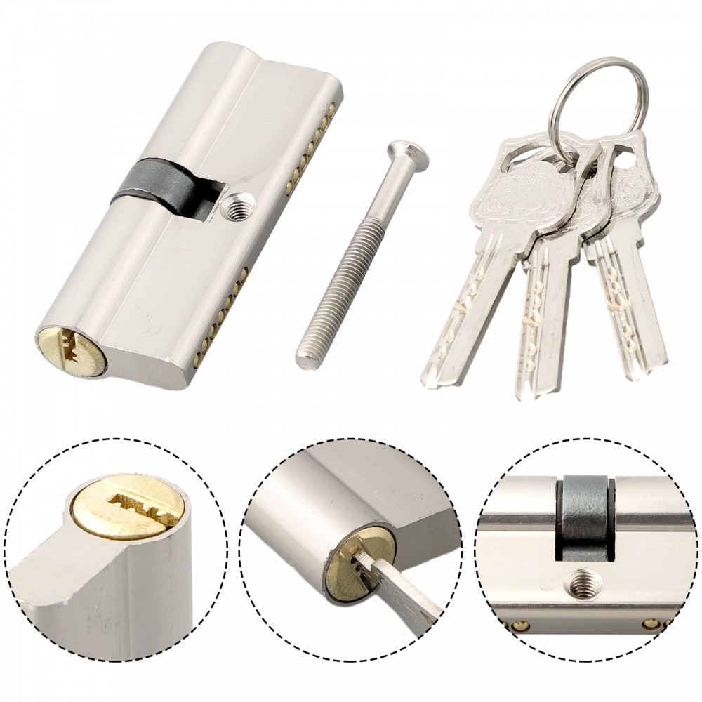 Double Lock Cylinder for Maximum Door Security Anti Drill and Anti ...