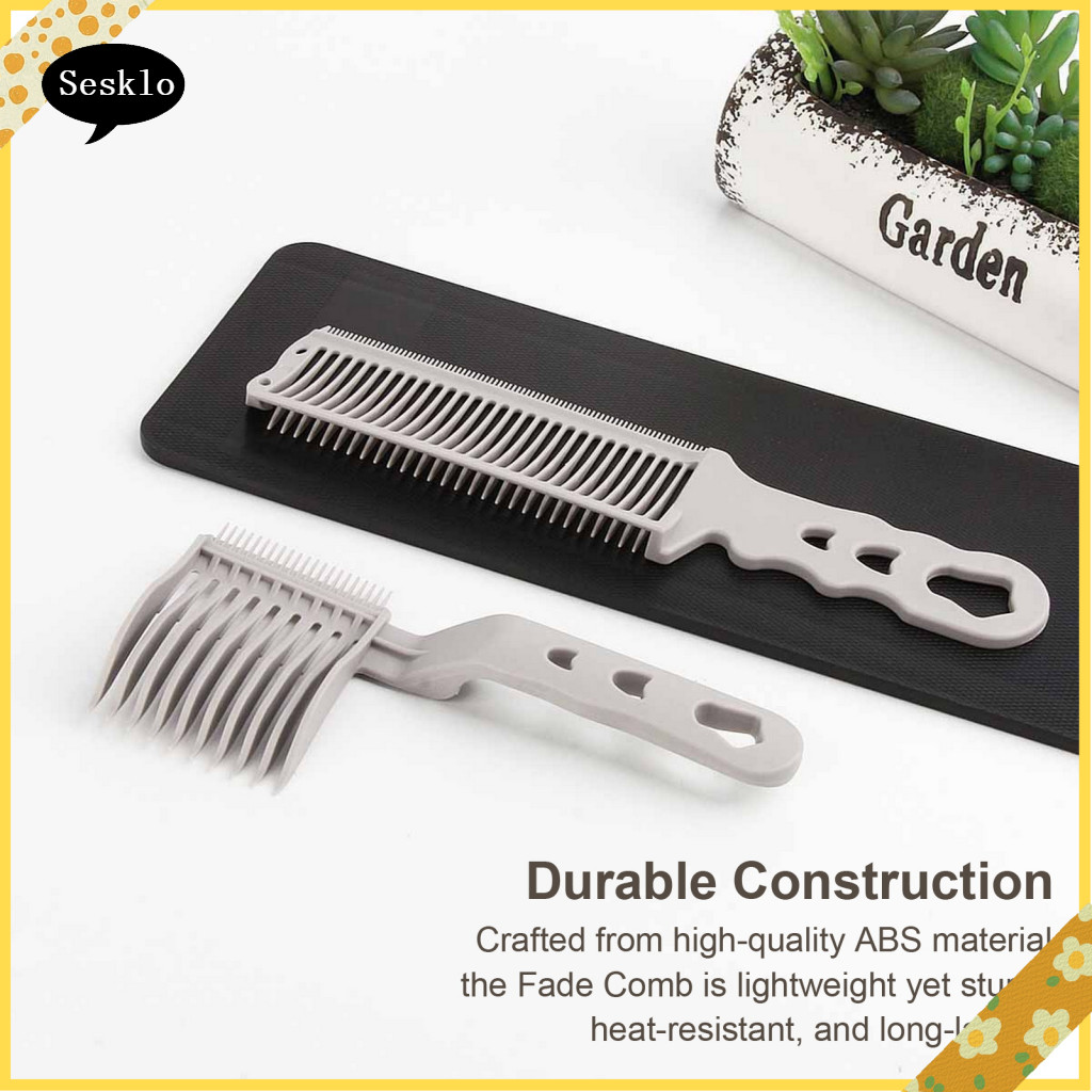 [SK] Scalp-friendly Fade Comb Professional Haircut Comb Set for Men ...