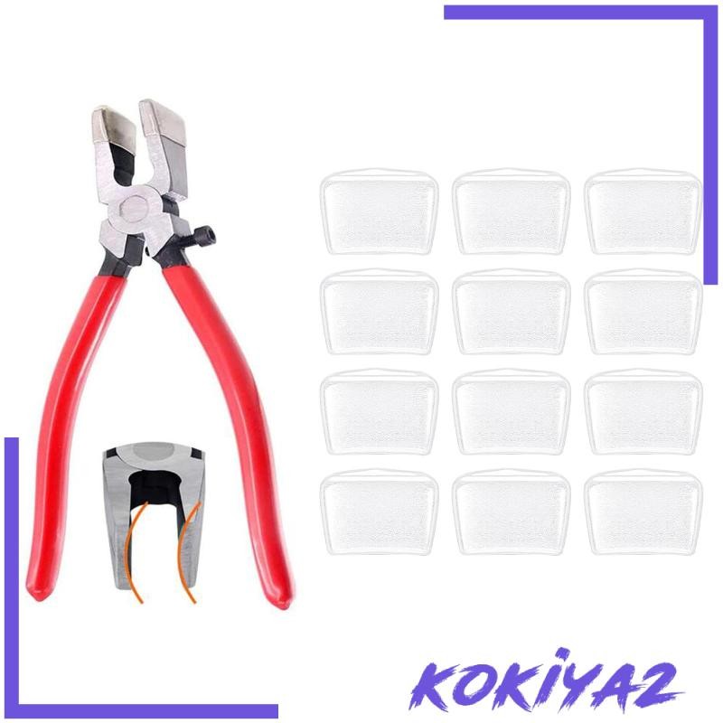 [Kokiya2] 6 Pair Rubber Tips for Glass Running Pliers Key Fob Plier ...