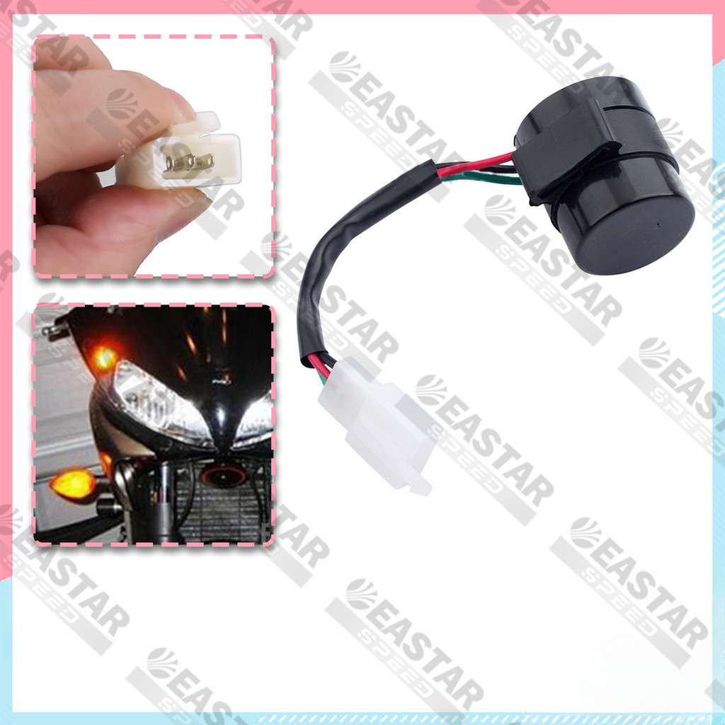 3 Pins GY6 50-250cc Motorcycle Turn Signal Flasher Relay 12V Led Turn ...